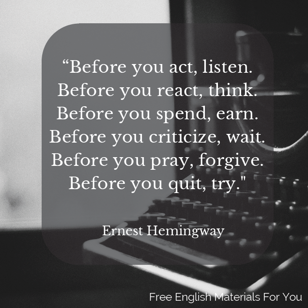 Quotes – Free English Materials For You