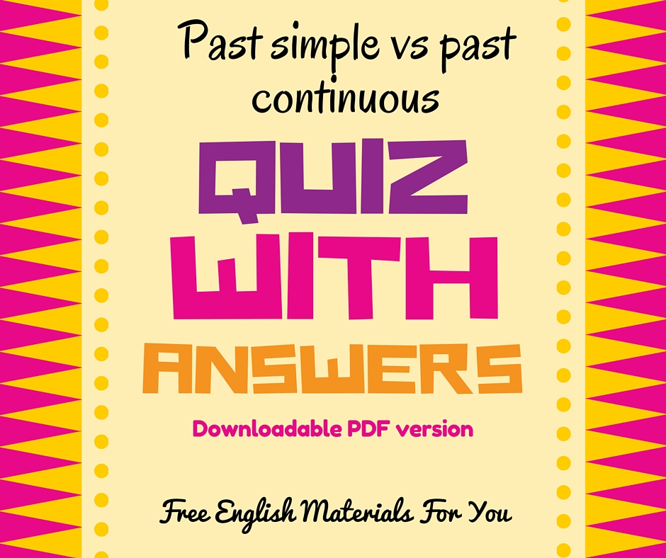 English tenses – Free English Materials For You