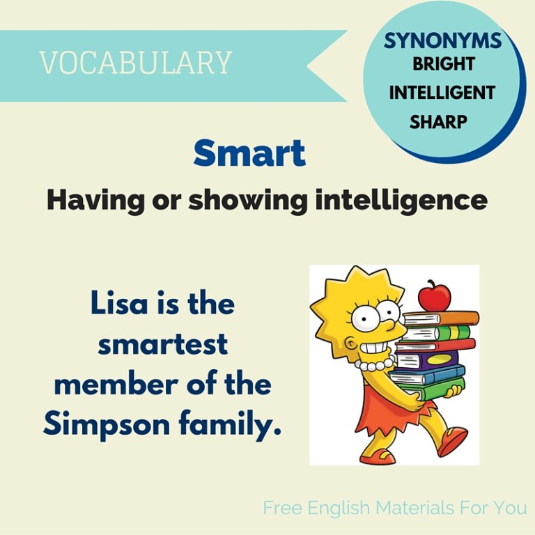 Visual vocabulary – Free English Materials For You